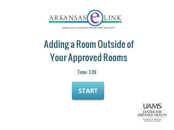 Adding a Room Outside of Approved Rooms