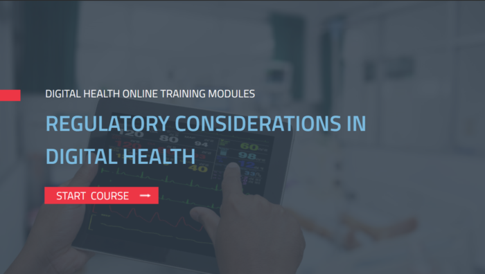 Digital Health Training: Regulatory Considerations in Digital Health ...